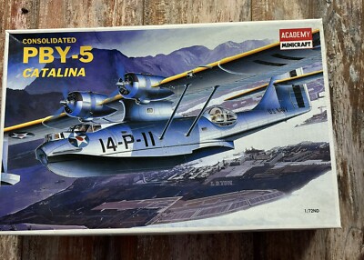 Academy Minicraft Consolidated PBY-5 CATALINA Model Airplane Kit 1:72 ...