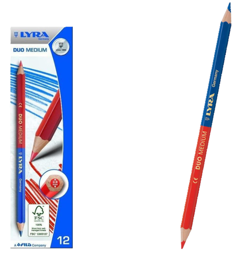 Lyra duo medium two-tone crayons de couleur 2.8 mm paquet de 12 | eBay