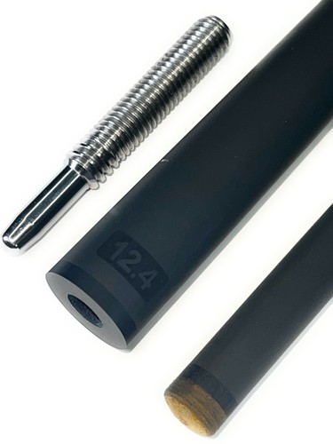 Carbon Fiber Pool Cue Shaft (3/8x8) 12.4mm/29" Ultra Low-Deflection ...