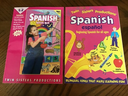 Lot of 2 Spanish Activity booklet ,beginning Spanish for all ages | eBay