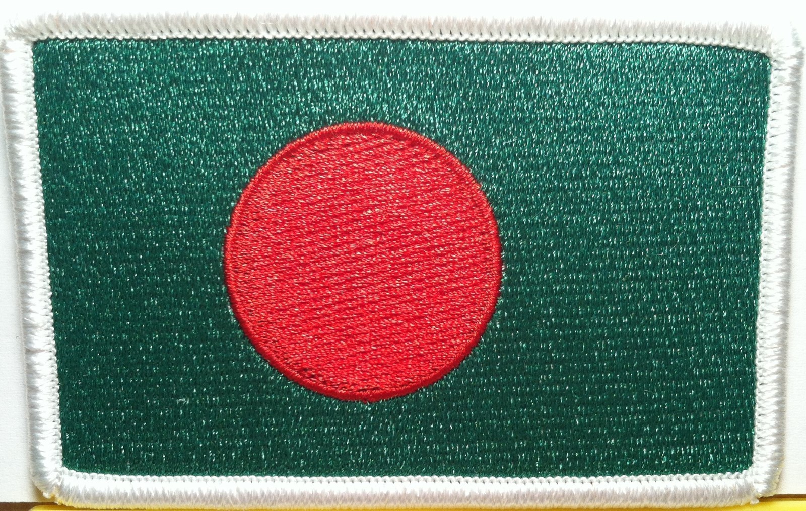 Bangladesh Flag Patch With Hook & Loop Fastener Military White Border #8 | eBay