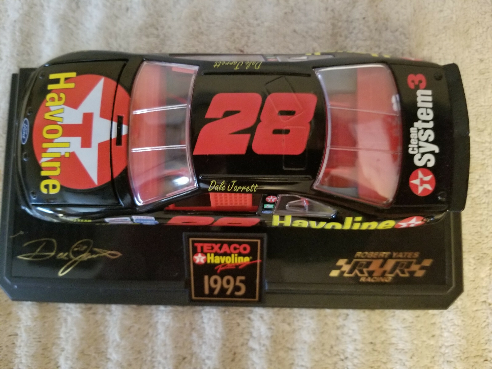 Racing Champions # 28 Dale Jarrett Texaco Havoline Thunderbird Die Cast ...