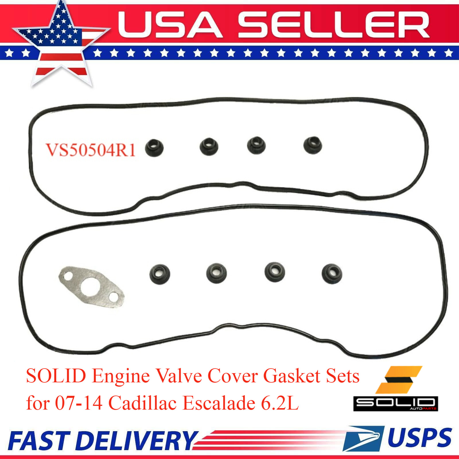 2007-2014 Cadillac Escalade 6.2L Valve Cover Gasket Set For Cadillac ...