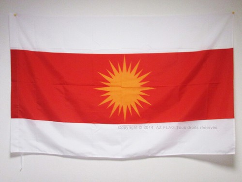 FLAGGE JESIDEN YAZIDISM NEU 90x60cm - YEZIDEN KURDISCH EZIDEN FAHNE 60 ...