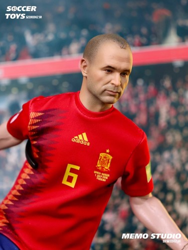 custom 1/6 scale Andres Iniesta Male Model for 12'' Action Figure ...