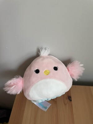 Kellytoy Squishmallow Pink Chick Flip Mallow Easter Farm Squad 5" Mini ...