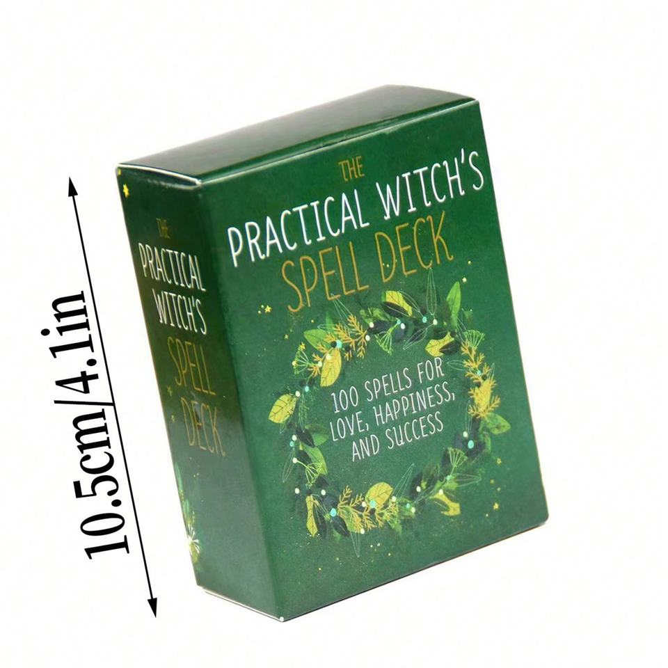 THE PRACTICAL WITCH'S SPELL DECK DIVINATION 100 CARDS SPELLS WICCA ...