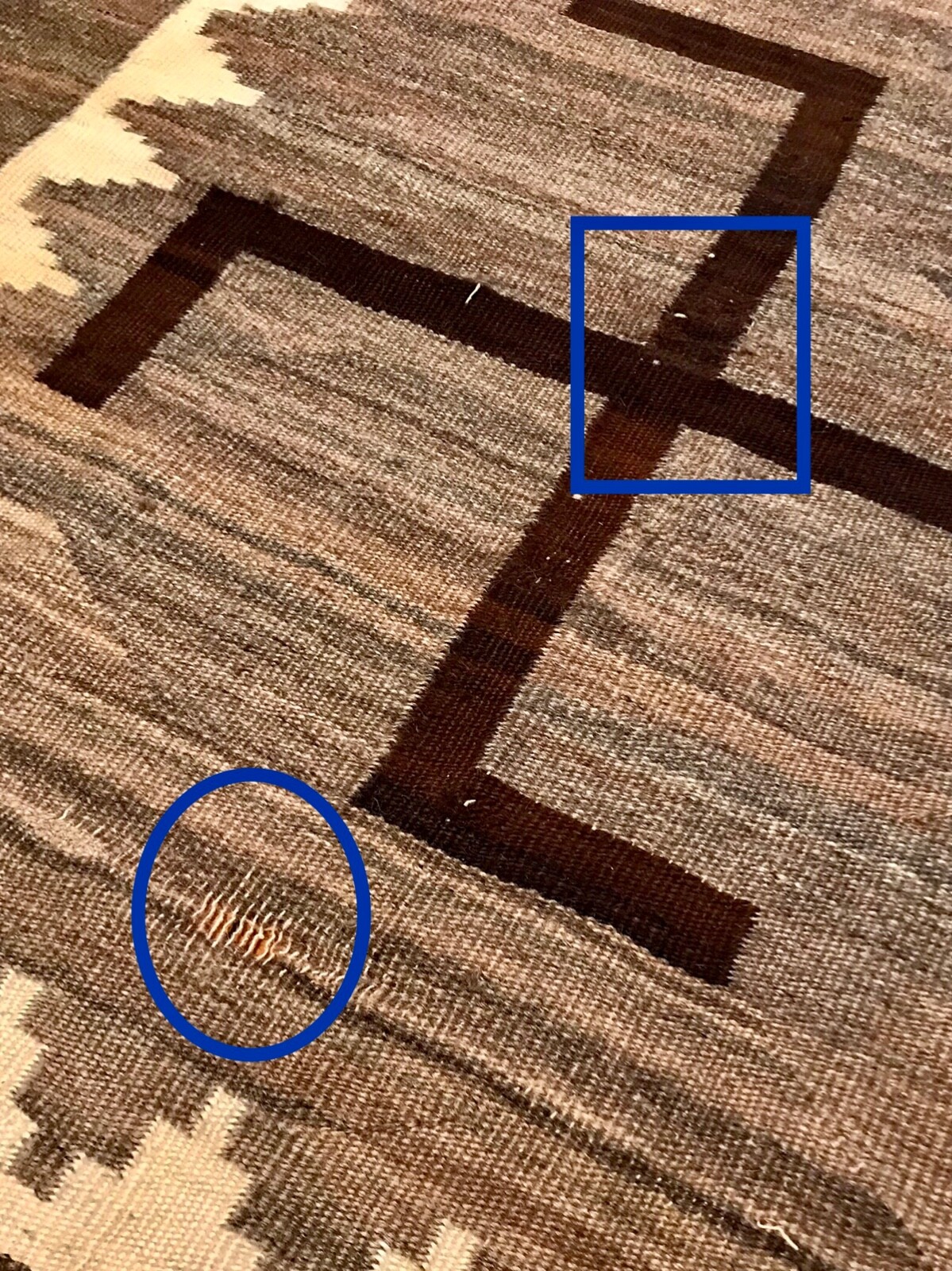 STUNNING NAVAJO WHIRLING LOG TRADING POST RUG,BEAUTIFUL HANDSPUN ...