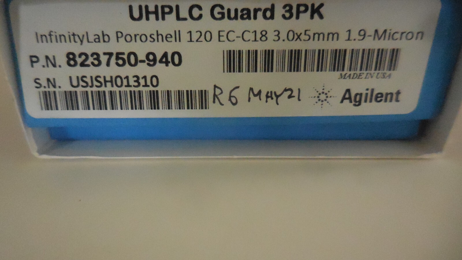 Agilent PN 823750-940 3-pack of UHPLC guard columns, New - VALUE!!! | eBay