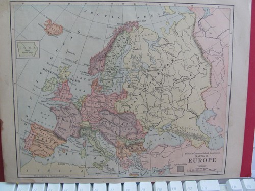 EUROPE GERMAN EMPIRE AUSTRIA FRANCE SPAIN RUSSIA +++ 1880 COLORED ...