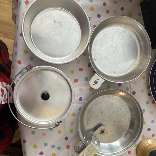 Vtg Boy Scouts of America Mess Kit Cook Set 5 Piece BSA Tinned Steel | eBay