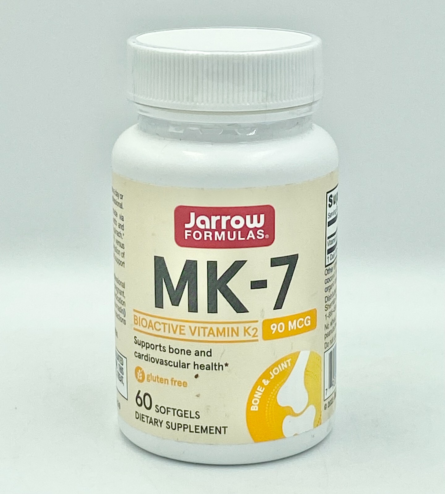 Jarrow Formulas MK-7 Vitamin K2 Dietary Supplement, 90MCG - 60 Count ...