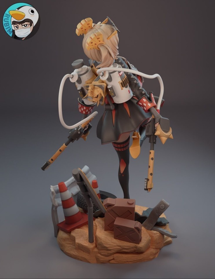 Burnice White - Zenless Zero Zone - Model Kit Unpainted 3d Print GK ...