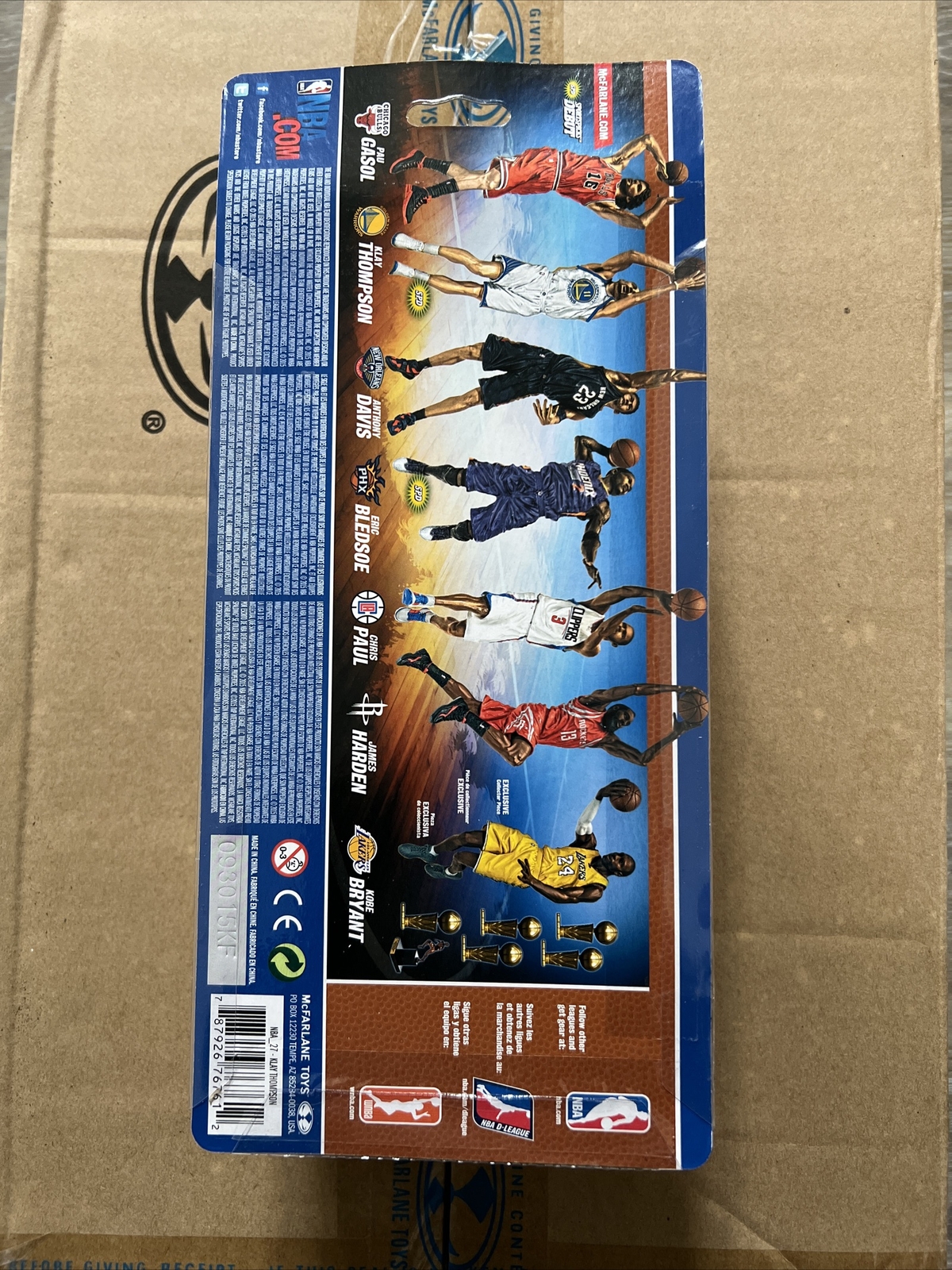 NBA SERIES 27 KLAY THOMPSON MCFARLANE GOLD CITY VARIANT FIGURE CHASE ...