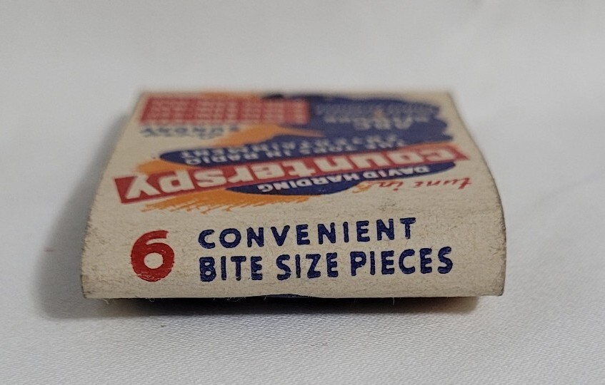 Vintage Bit-O-Honey Candy Bar David Harding Counterspy Matchbook ...