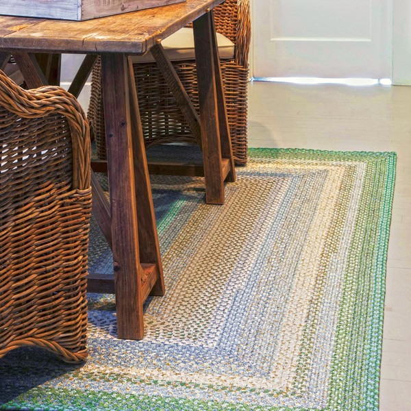 Homespice Decor 410283 Baja Blue Cotton Braided Rugs Rectangle for sale ...