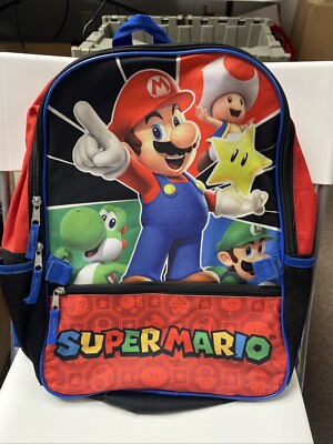 Super Mario Kids Backpack | eBay