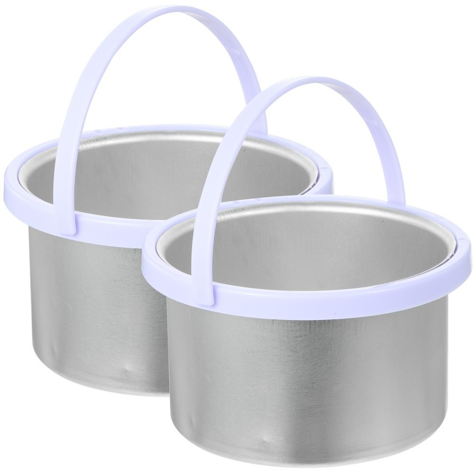 Set of 2 Wax Pots for Waxing Professional Hard Melting Hair Supplies ...