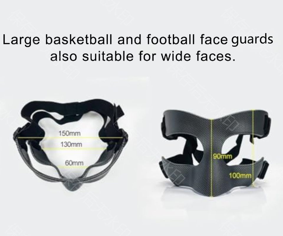 Intense Sports Activities Carbon Fiber Face Mask Breathable Airflow ...