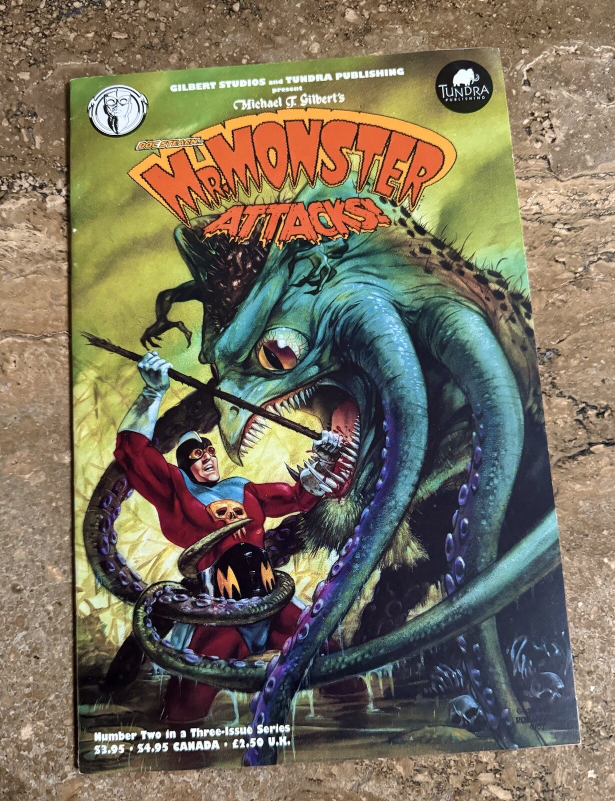 Mr. Monster Attacks! Issue #2 of 3. 1991 Gilbert Studios & Tundra ...