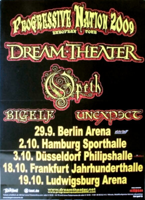 PROGRESSIVE NATION - 2009 - Dream Theater - Opeth - European Tour ...
