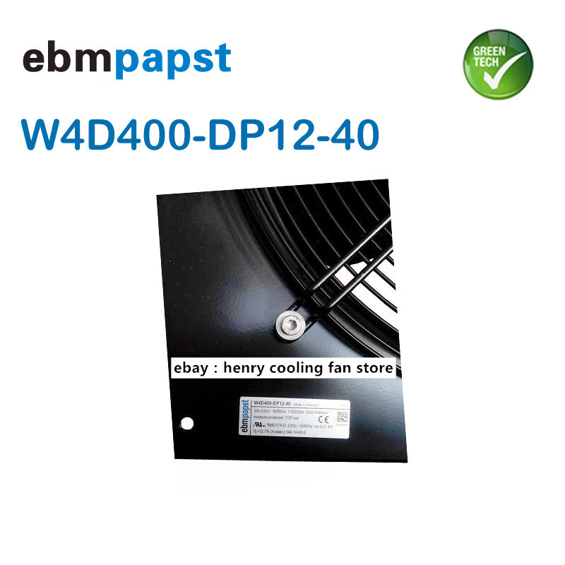 Ebmpapst Fan W4D400-DP12-40 Axial Fan AC 230V 220W 3~ Drive Cabinet ...