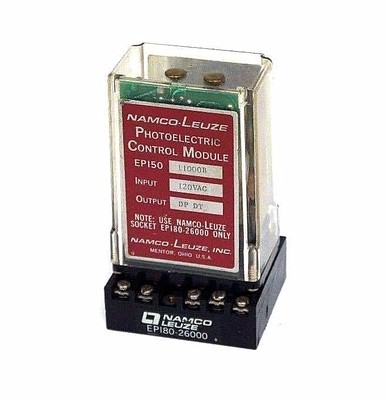 NAMCO LEUZE EP150-11000B PHOTOELECTRIC CONTROL MODULE W/ EP180-26000 ...