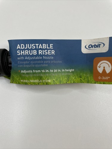 Orbit 1/2 in. x 16-30 in. L Spray Shrub Riser Adjustable | eBay