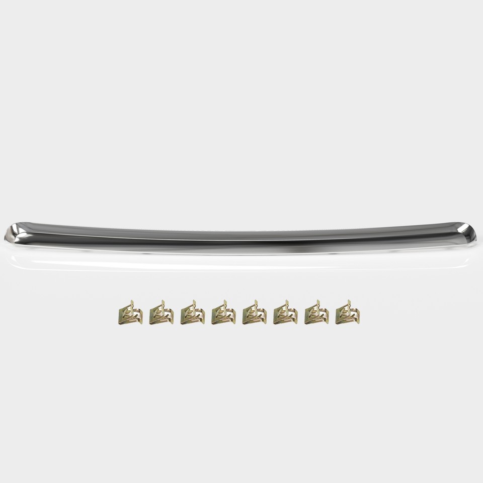 Hood Molding Trim Moulding Chrome For 07-13 GMC Sierra 1500 2500 3500 ...