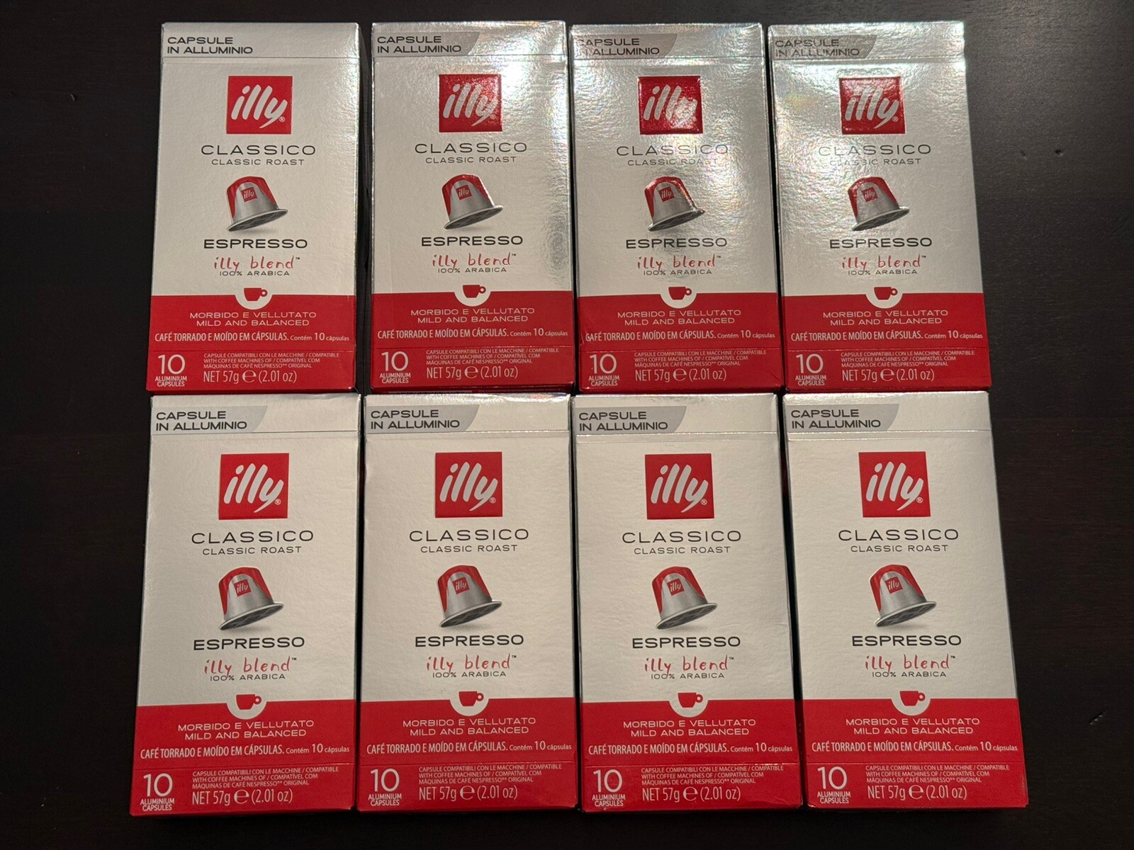 8 Boxes: illy Classico Classic Roast Espresso Illy Blend Expires: 10/30 ...