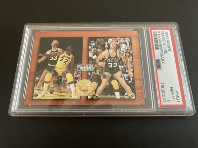 1993 Hoops Gold MB1 insert Larry Bird Magic Johnson PSA 8 NM-MT | eBay