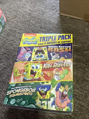 Spongebob Squarepants Triple Pack - Brand New - DVD Fast Shipping ...