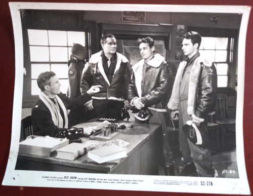 GUY MADISON IN RED SNOW ,RAY MALA VINTAGE ORIGINAL PHOTO.1952.8"X 10".B ...