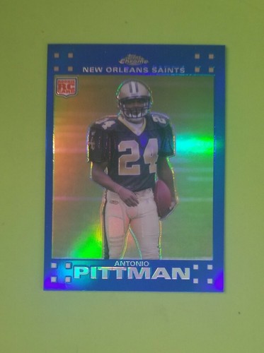 2007 Topps Chrome - Antonio Pittman #TC186 Blue Refractor (RC) for sale ...