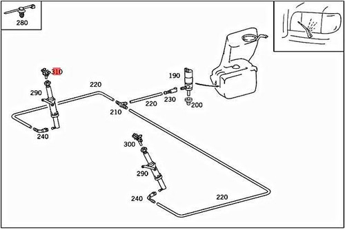 Genuine MERCEDES W220 S-CLASS W220 Telescopic nozzle 2208601847 | eBay