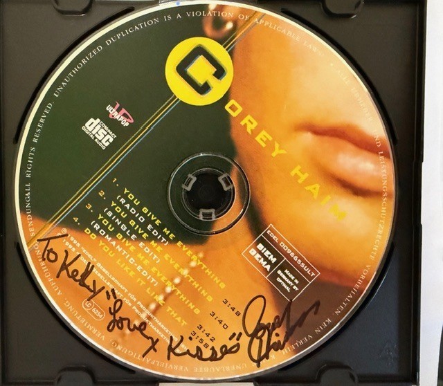 Corey Haim Signed CD You Give Me Everything Autographed The Lost Boys ...