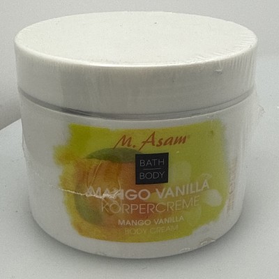 M. Asam Mango Vanilla Body Cream 200ml 6.76 Oz New & Sealed NOS VHTF | eBay
