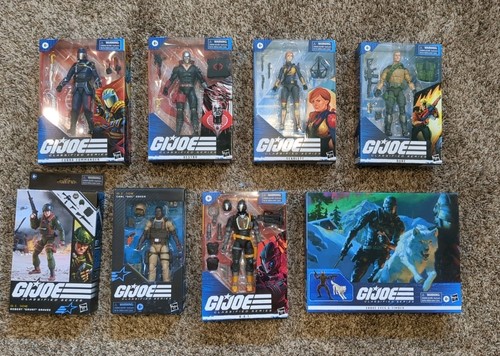 GI Joe Classified Lot NICE ! New In Box !! 8+ Figures!!! Destroy, Snake ...