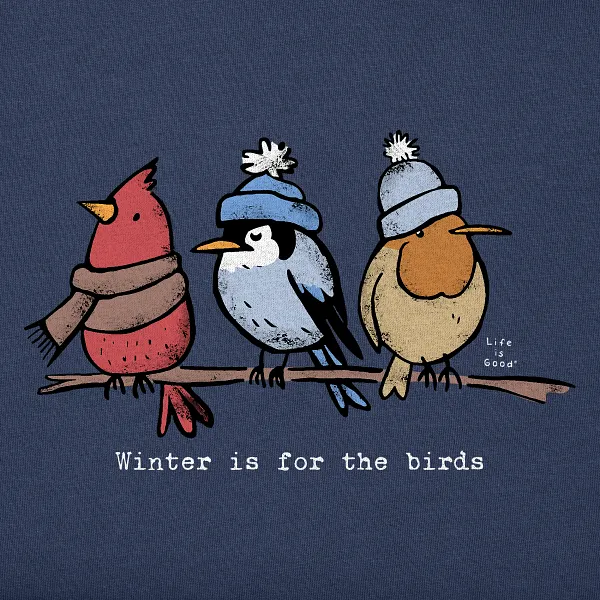 Life is Good. Women's Shady Winter is for the Birds Long Sleeve Crusher ...