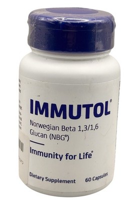 Immutol Immune Supplement Norwegian Beta Glucan 60 Capsules Exp 10/2025 ...