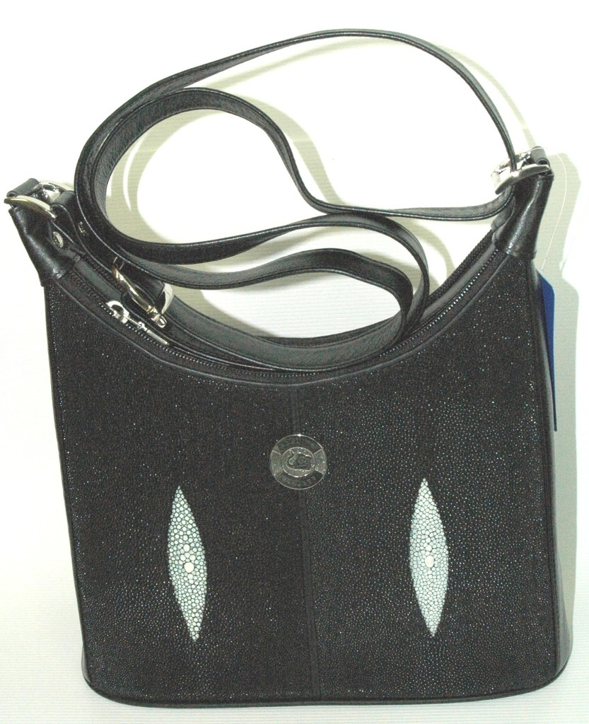 Stingray Handbag, Stingray Leather Purse, Black or Red Stingray Leather ...