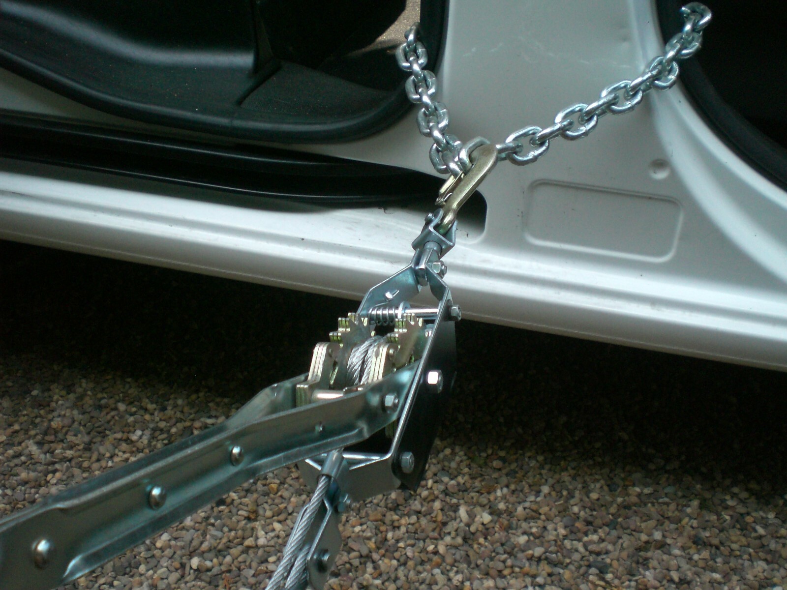 Car Body Puller Jig Garage Spares Tool Repairs Or Hoist Dent Lifter ...