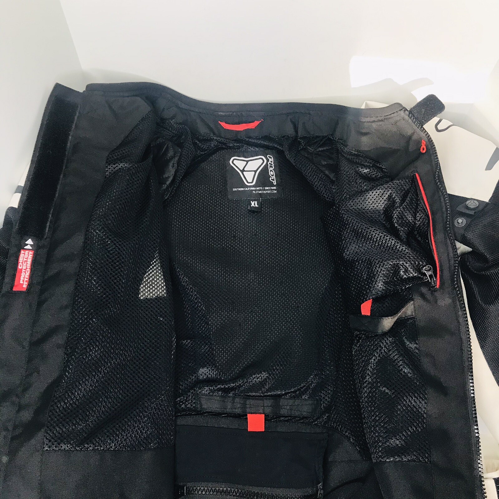 Pilot Slate Air V2 Armored Moto Motorcycle Jacket Coat Mens XL 3M ...