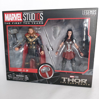 Marvel Legends 6" Thor & Sif Dark World Marvel Studios The First Ten ...