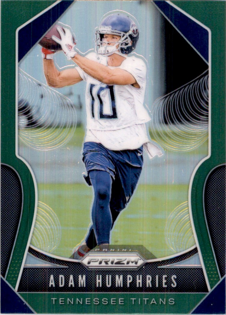 2019 Panini Prizm Green ADAM HUMPHRIES Tennesee Titans #161 | eBay
