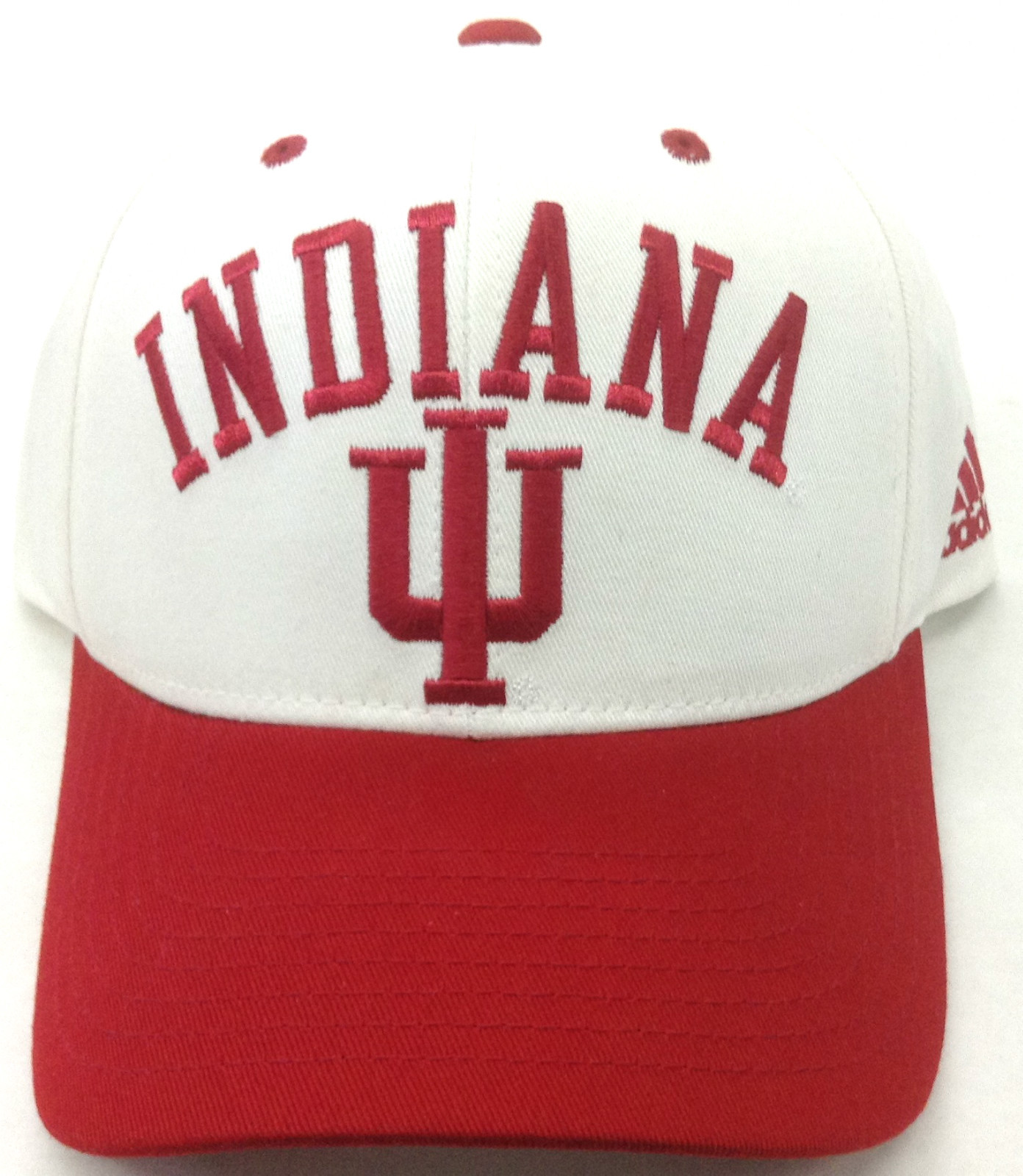 NCAA Indiana Hoosiers Adidas Adult Structured Adjustable Fit Cap Hat ...