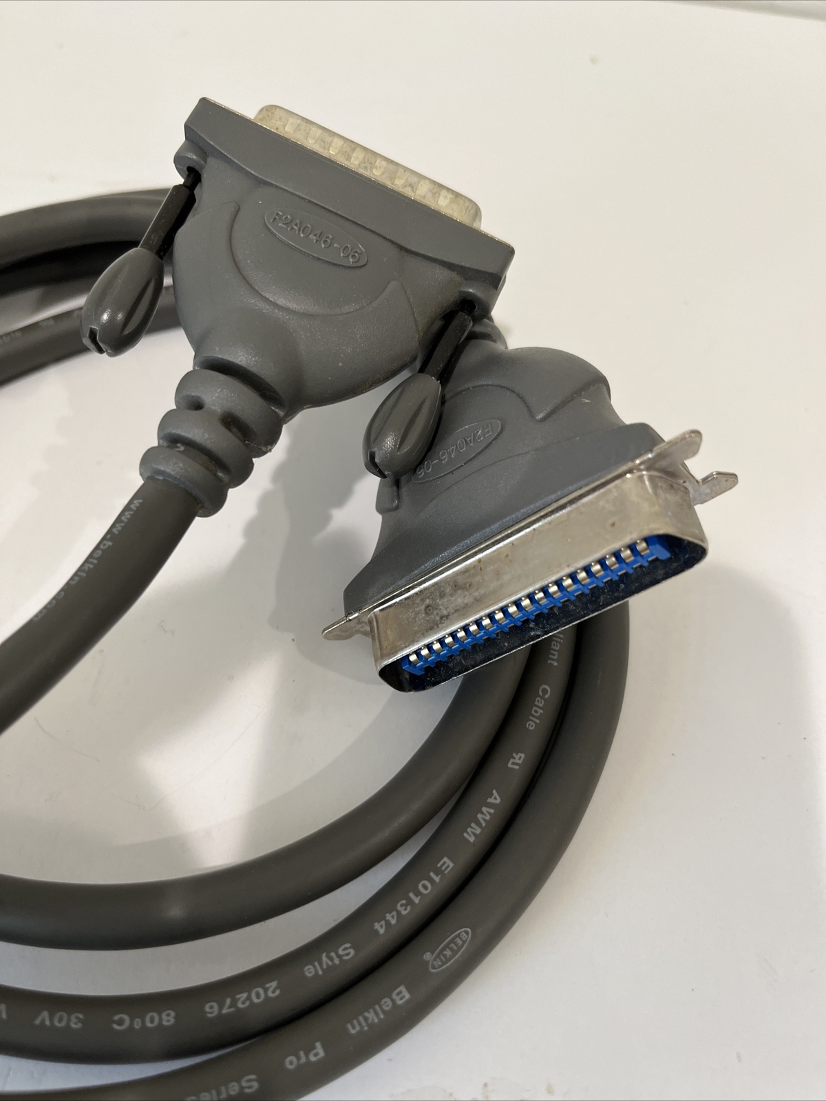 Belkin Pro Series High Speed IEEE 1284 Compliant Cable AWM E101344 ...