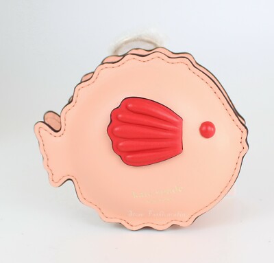 NWT Kate Spade Fish Leather Zip Coin Purse/ Wallet, MSRP $88 | eBay