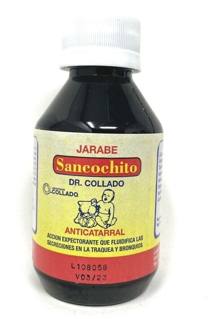 Jarabe Sancochito Dr. Collado Anticatarral 4 FL Oz Expectorante for ...