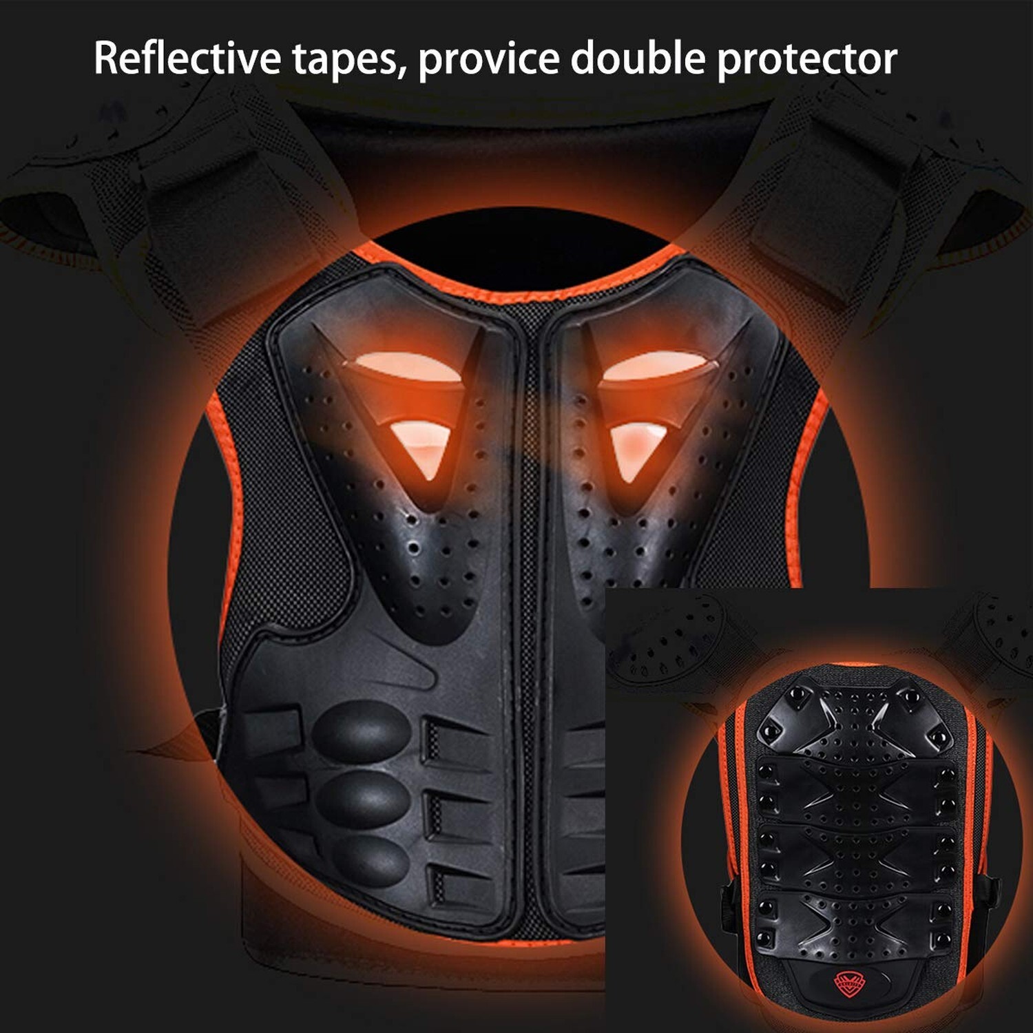 Kids Chest Protector, Dirt Bike Motorcycle Motocross Protective Armor ...